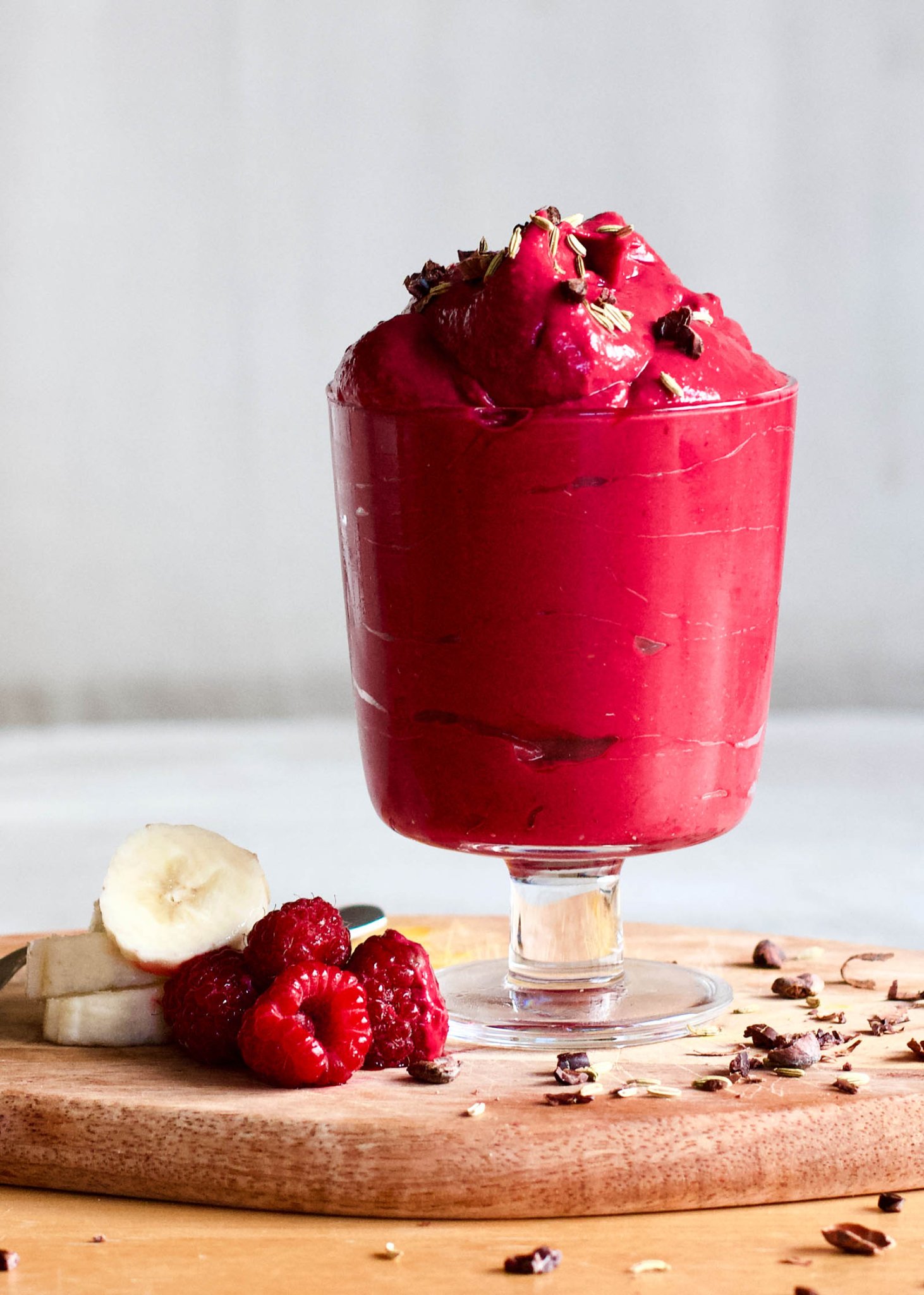 Banana, Raspberries and Beet Nice Cream – Refresh My Health
