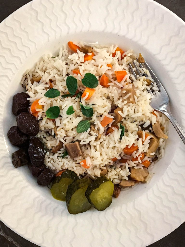 Easy Basmati Rice with Mushrooms - Refresh My Health