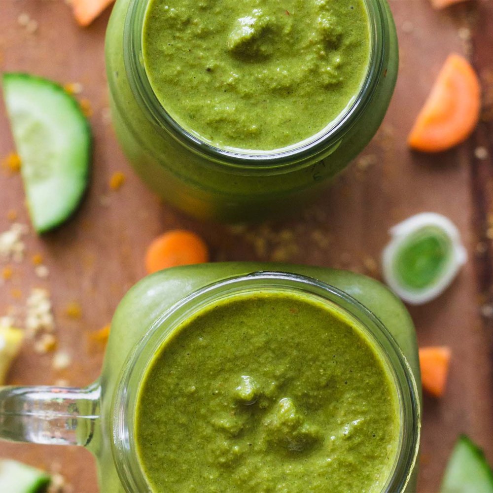 Galia Melon Green Shot Smoothie Recipe - Refresh My Health