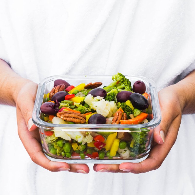 Steamed Vegetable Salad Lunch Box – Refresh My Health